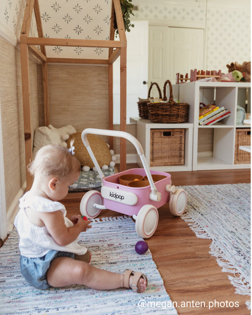 Baby Push Walker with Wheels | Lightweight & Stable Design