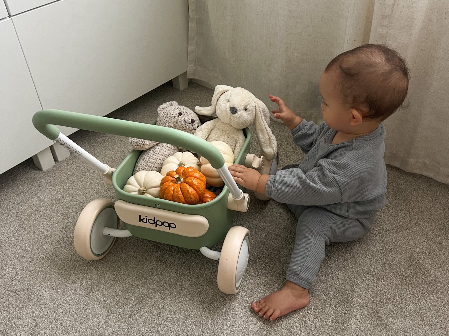 Baby Push Walker with Wheels | Lightweight & Stable Design